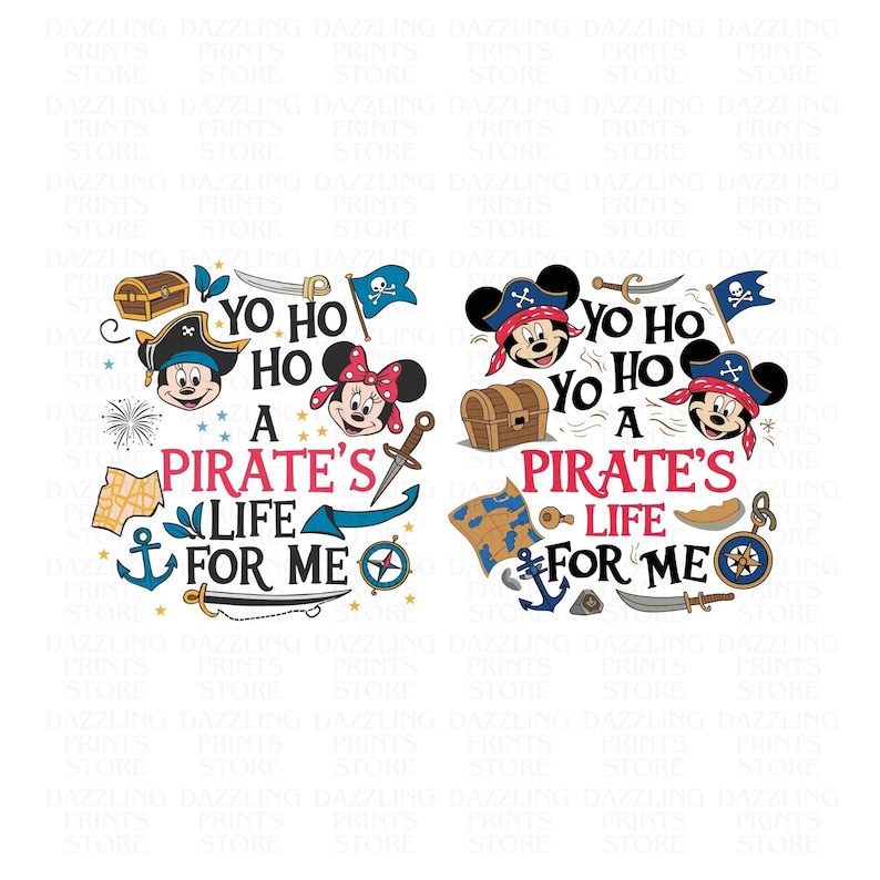 Yo Ho Yo Ho Pirate's Life for Me Svg Png, Mouse Pirate Png, Cruise Trip ...