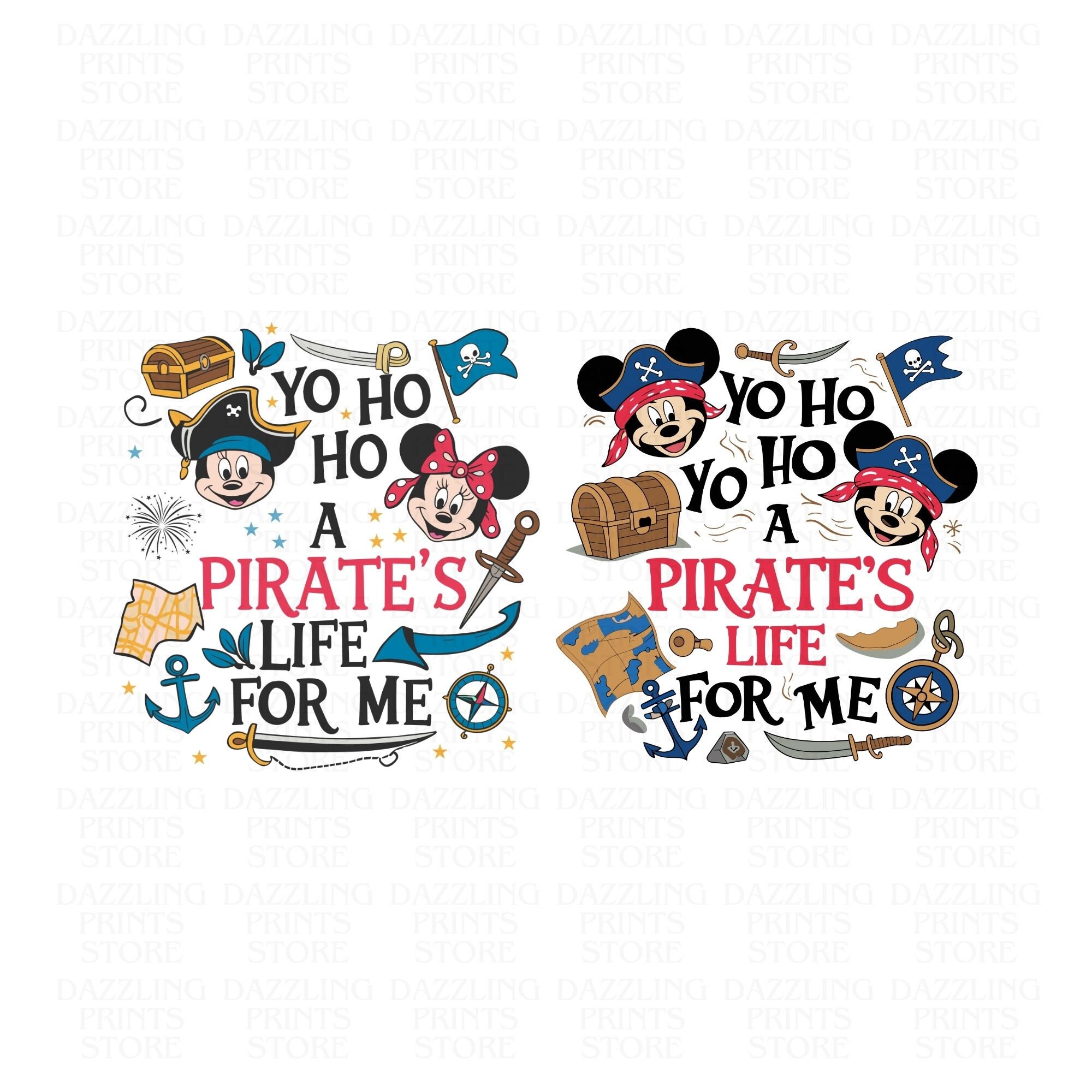 Yo Ho Yo Ho Pirate's Life for Me Svg Png, Mouse Pirate Png, Cruise Trip ...