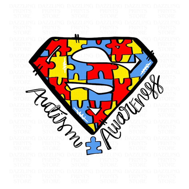 Autism Superhero PNG, Vintage Autism Svg, Western Png, Autism Awareness ...