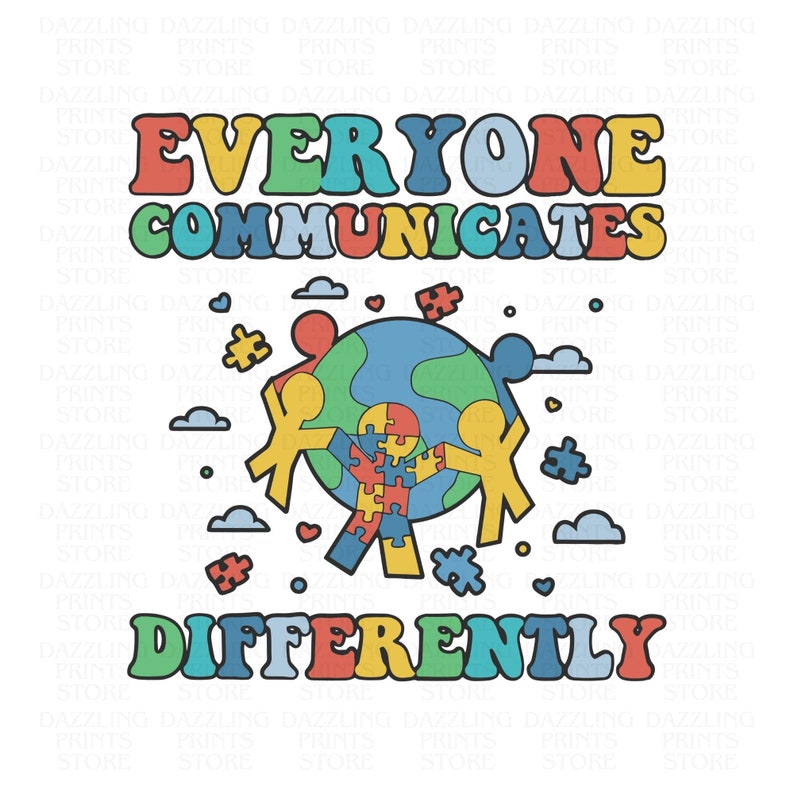 Everyone Communicates Differently Png Teacher Appreciation Shirt Svg ...