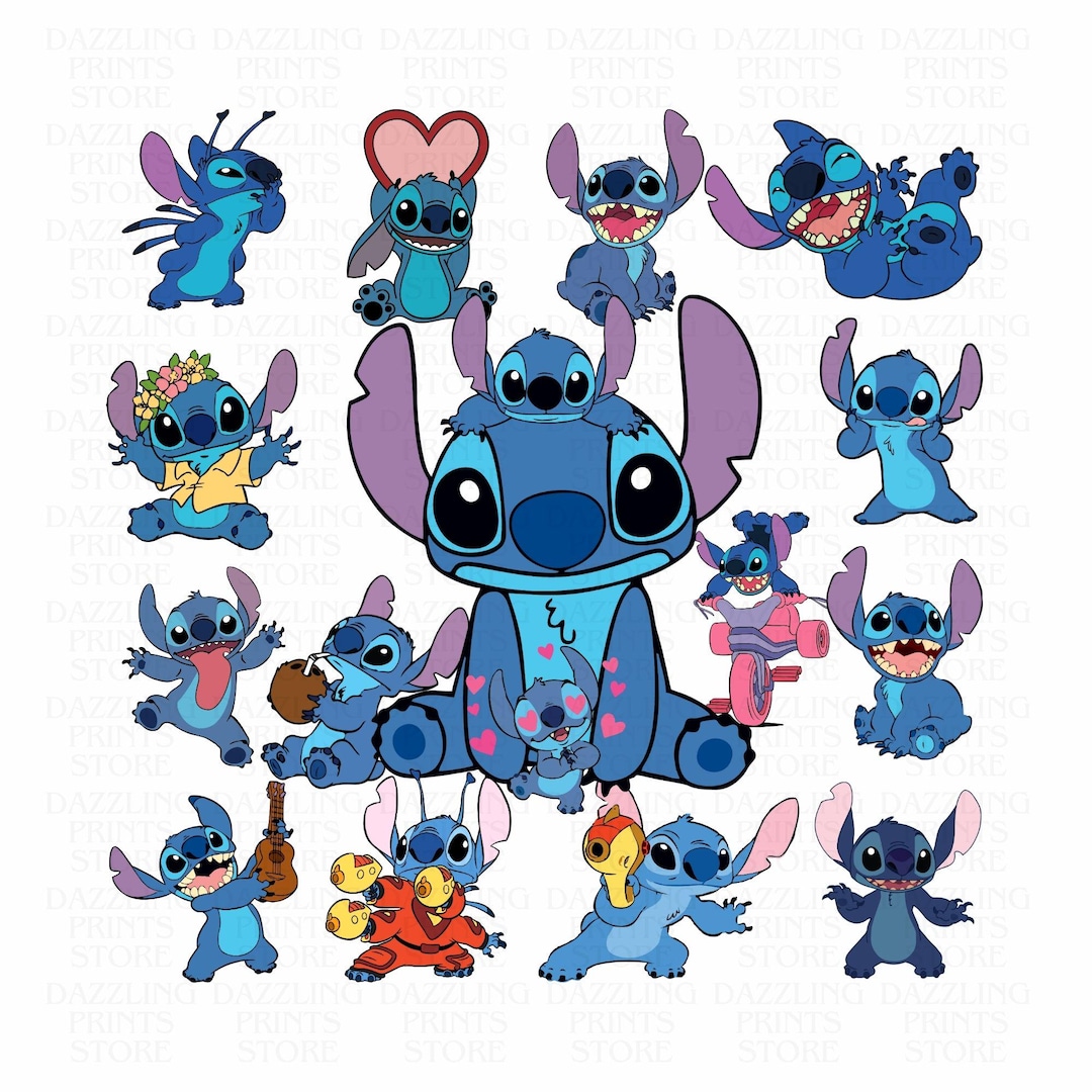 Stitch SVG Bundle for Cricut and Sublimation, Stitch Cut Files, Stitch ...