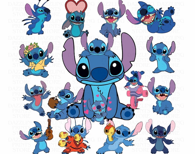 Stitch SVG Bundle for Cricut and Sublimation, Stitch Cut Files, Stitch ...