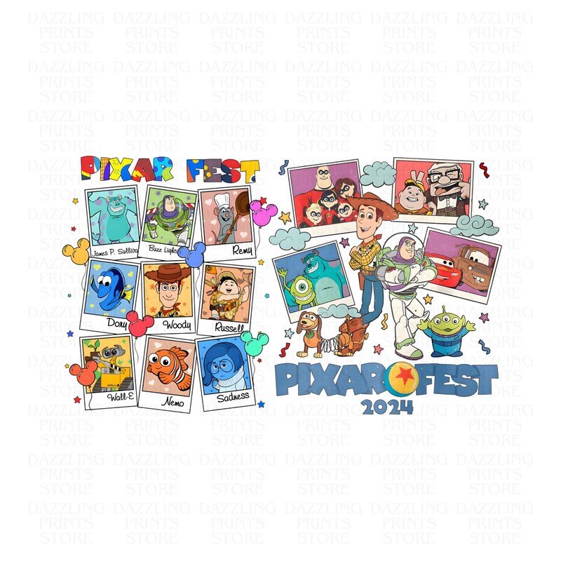 Pixar Svg Files - Etsy