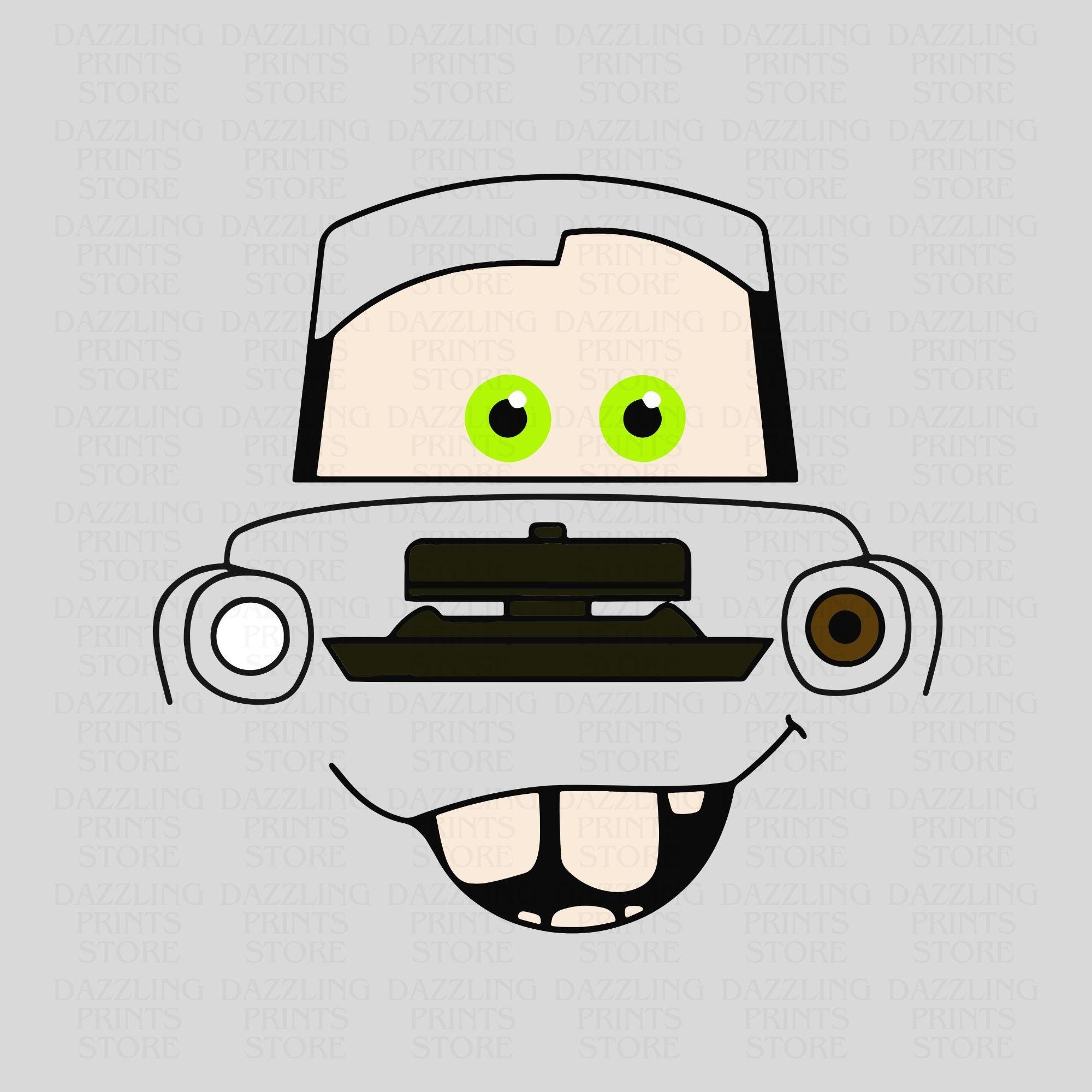 SVG Car Face, Mater Face Svg, Cars Face Svg, Cars Png,svg for Cricut ...