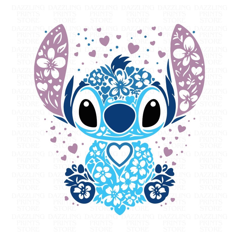 Lilo and Stitch Outline Png - Etsy