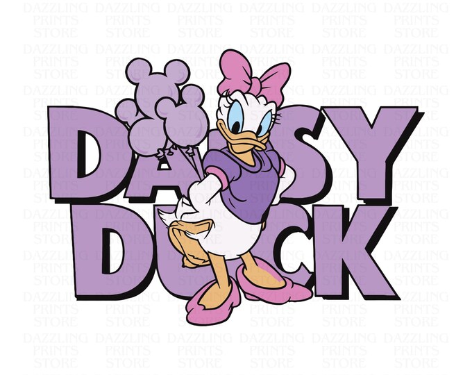 Daisy Duck SVG , Daisy SVG, Daisy Outline Png, Daisy Silhouette, Duck ...
