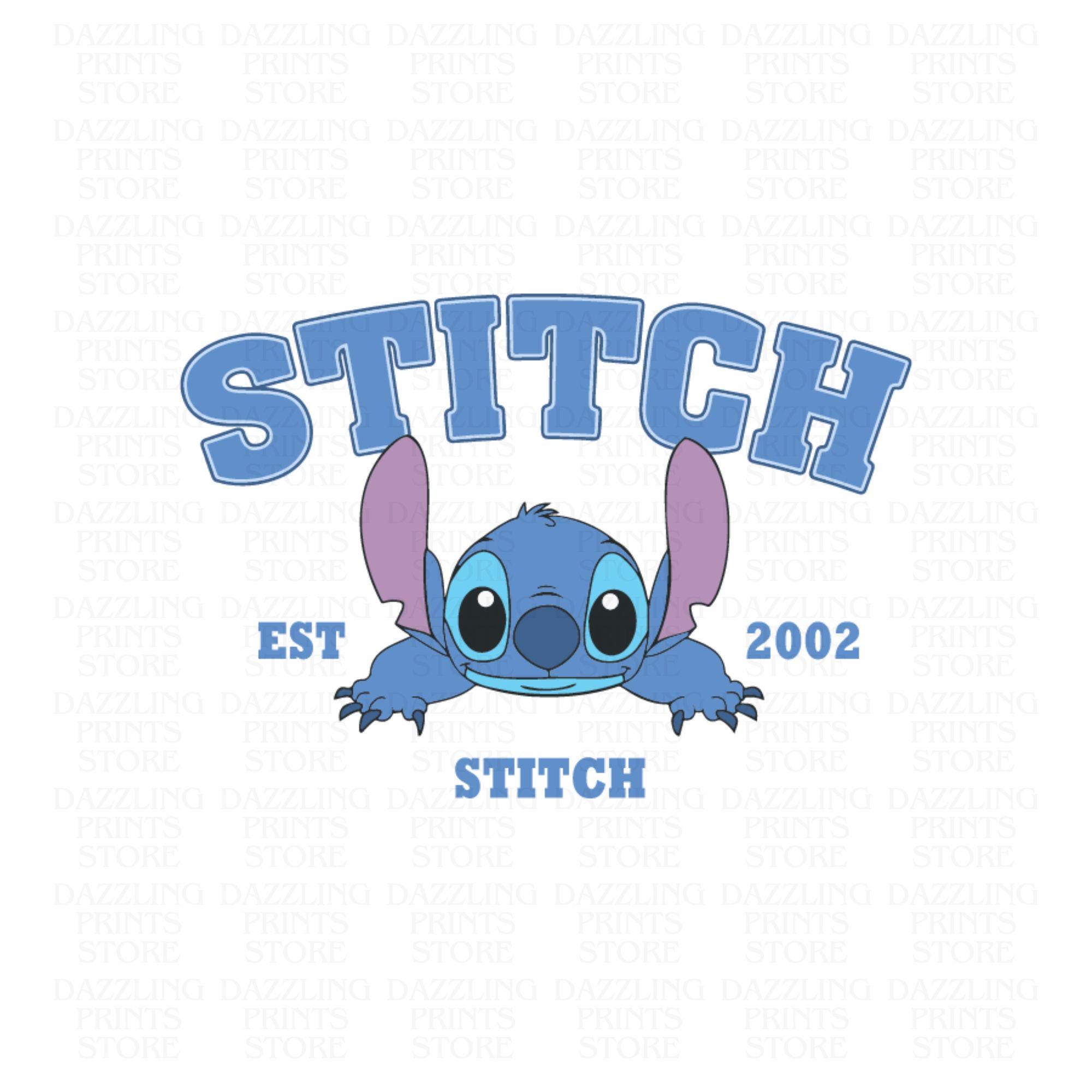 Stitch Est 2002 Svg, Retro Stitch Png, Stitch Balloons Svg, Stitch ...