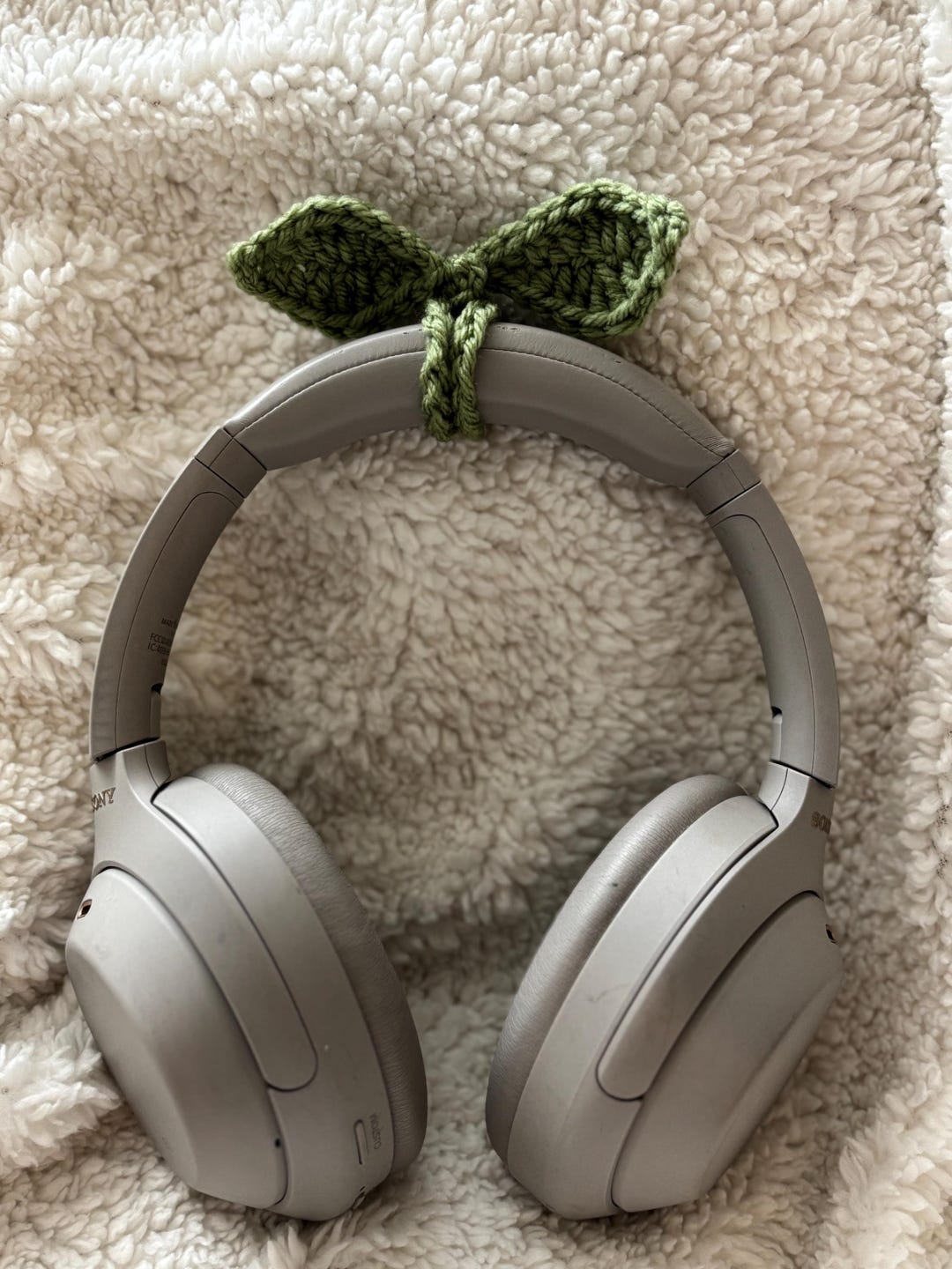 Sprout Headphone Charm, Leaf Headphone Charm, Crochet Charm, Gift for ...