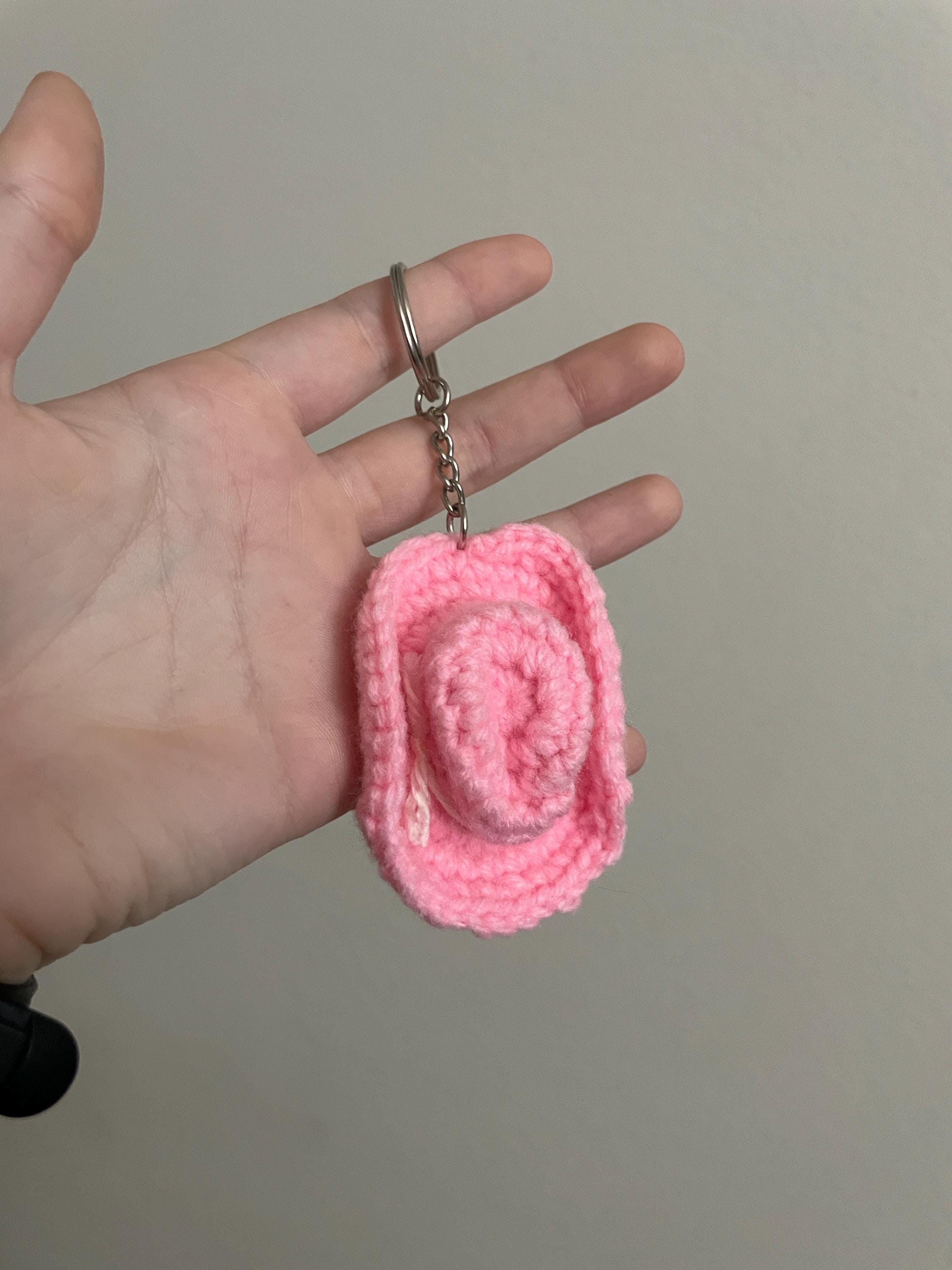 Cowboy Hat Keychain, Crochet - Etsy