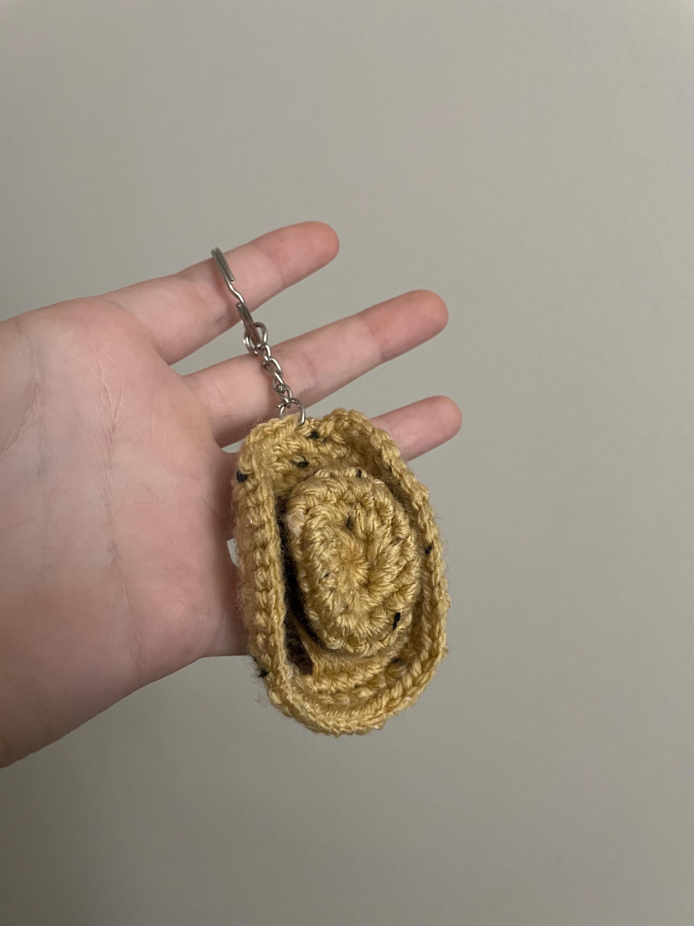 Cowboy Hat Keychain, Crochet - Etsy
