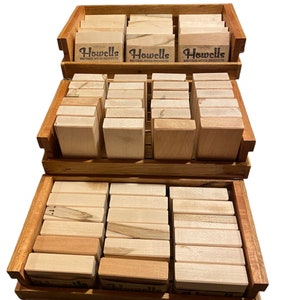 3 Wood Crates + 3 Storage Totes Soap Display Stand for Farmers Market ...