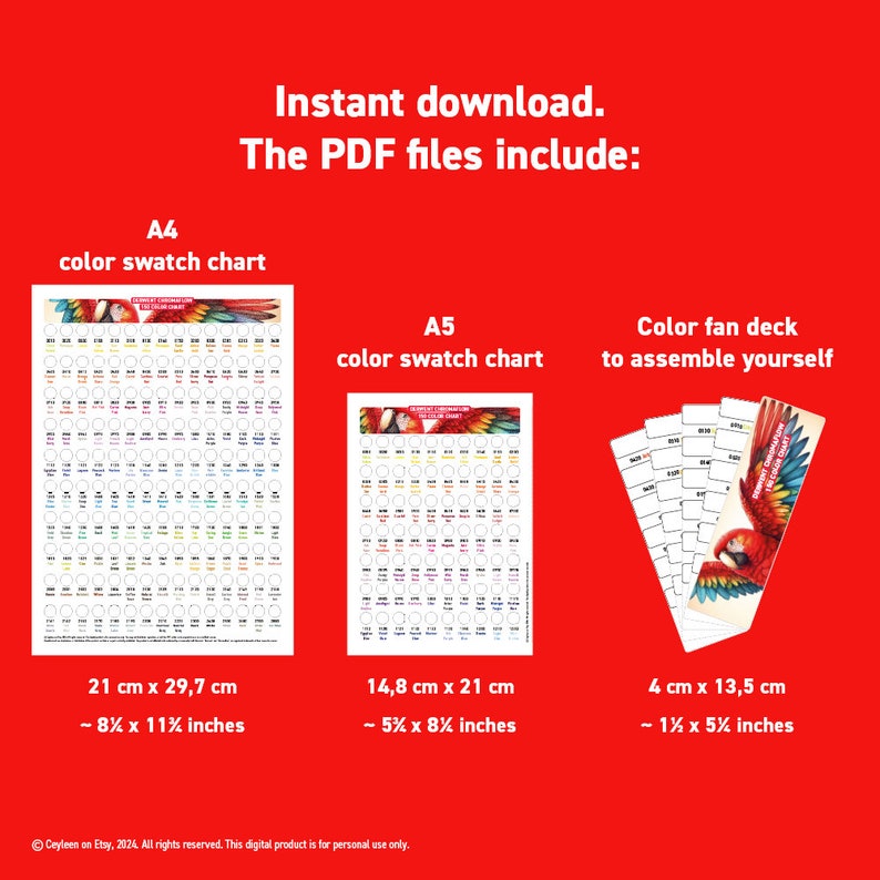 Derwent Chromaflow 150 Colored Pencils - Swatch Chart Set - Printable ...