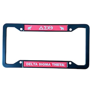 Delta Sigma Theta License Plate Frame - Etsy