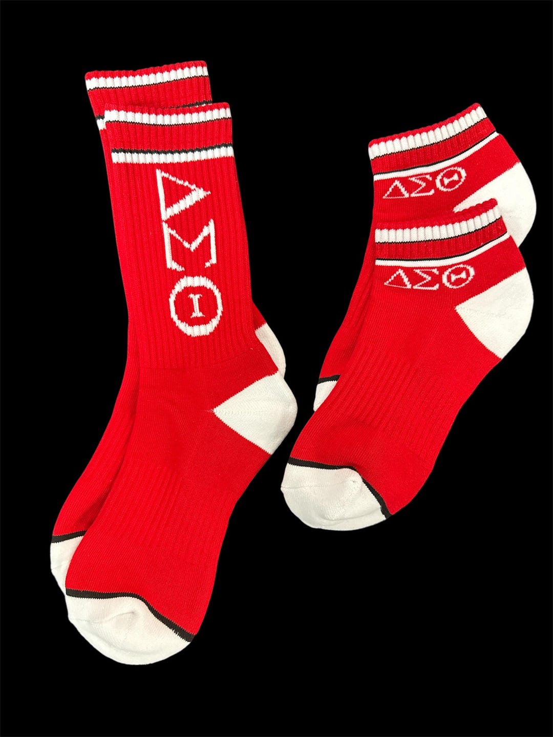 Delta Sigma Theta Socks - Etsy