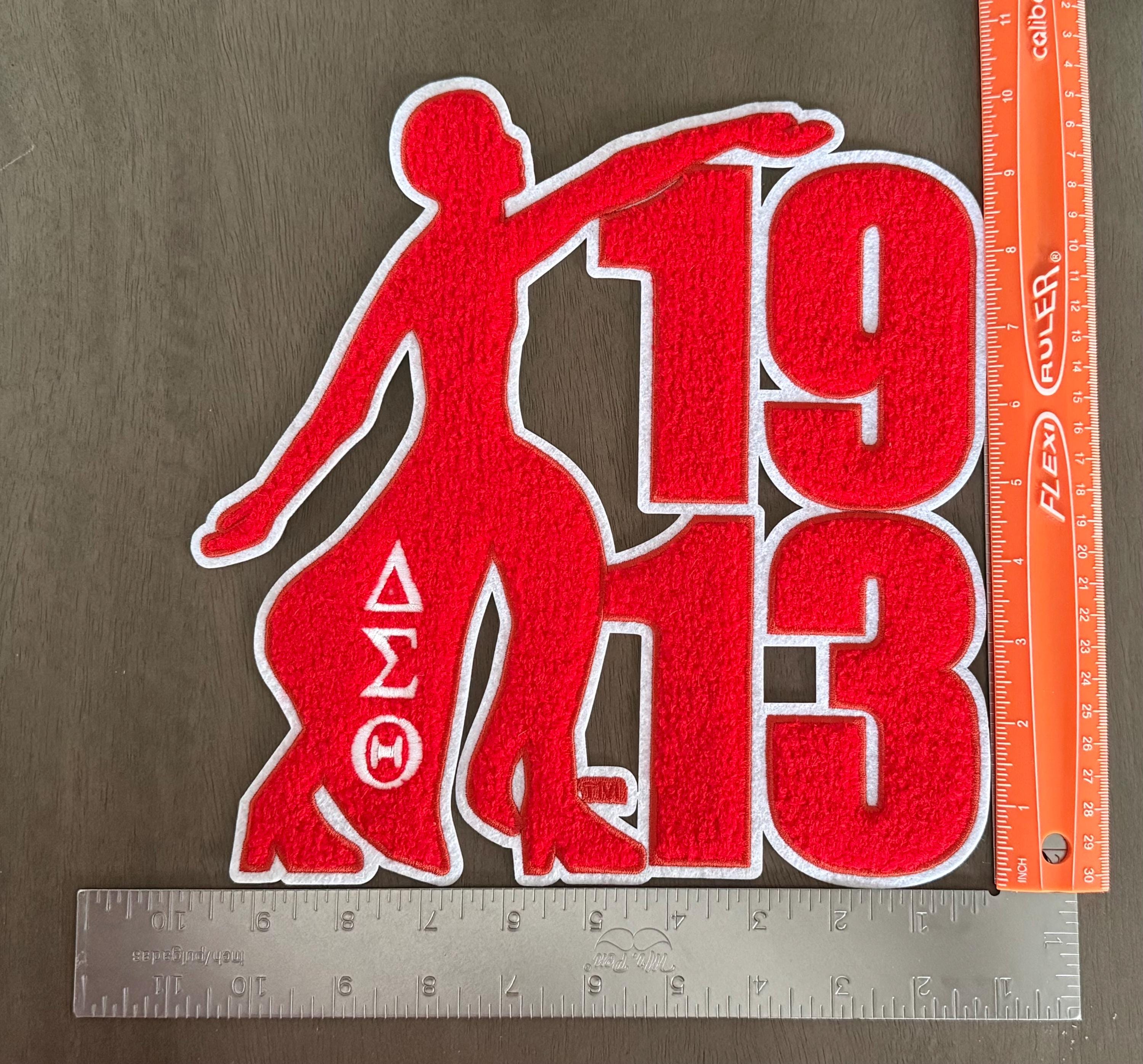 Delta Sigma Theta Chenille Patches - Etsy