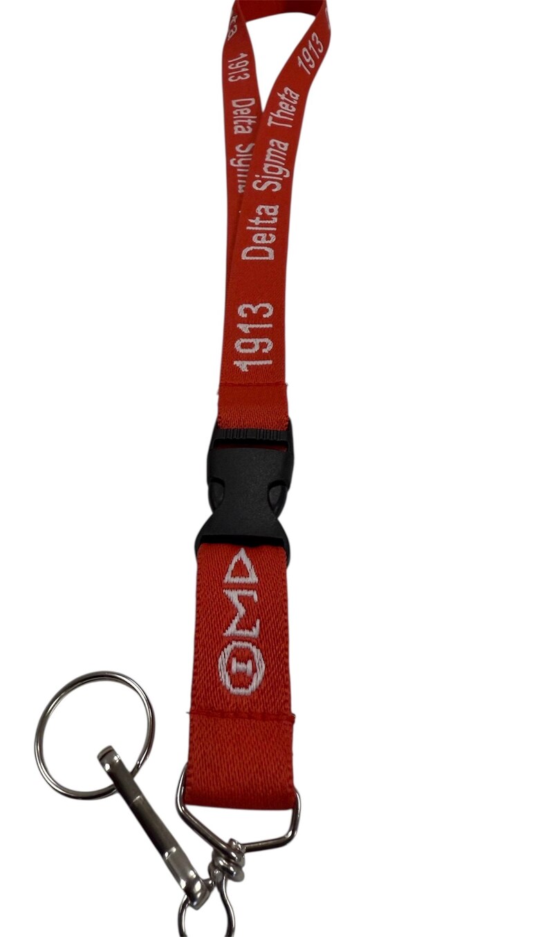 Delta Sigma Theta Lanyard (new Style Woven) - Etsy