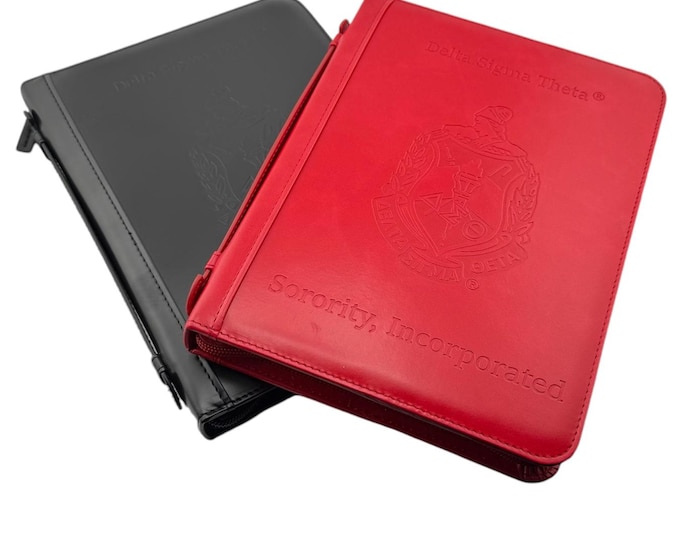 Genuine Leather Delta Sigma Theta Sorority Ritual Cover - Etsy