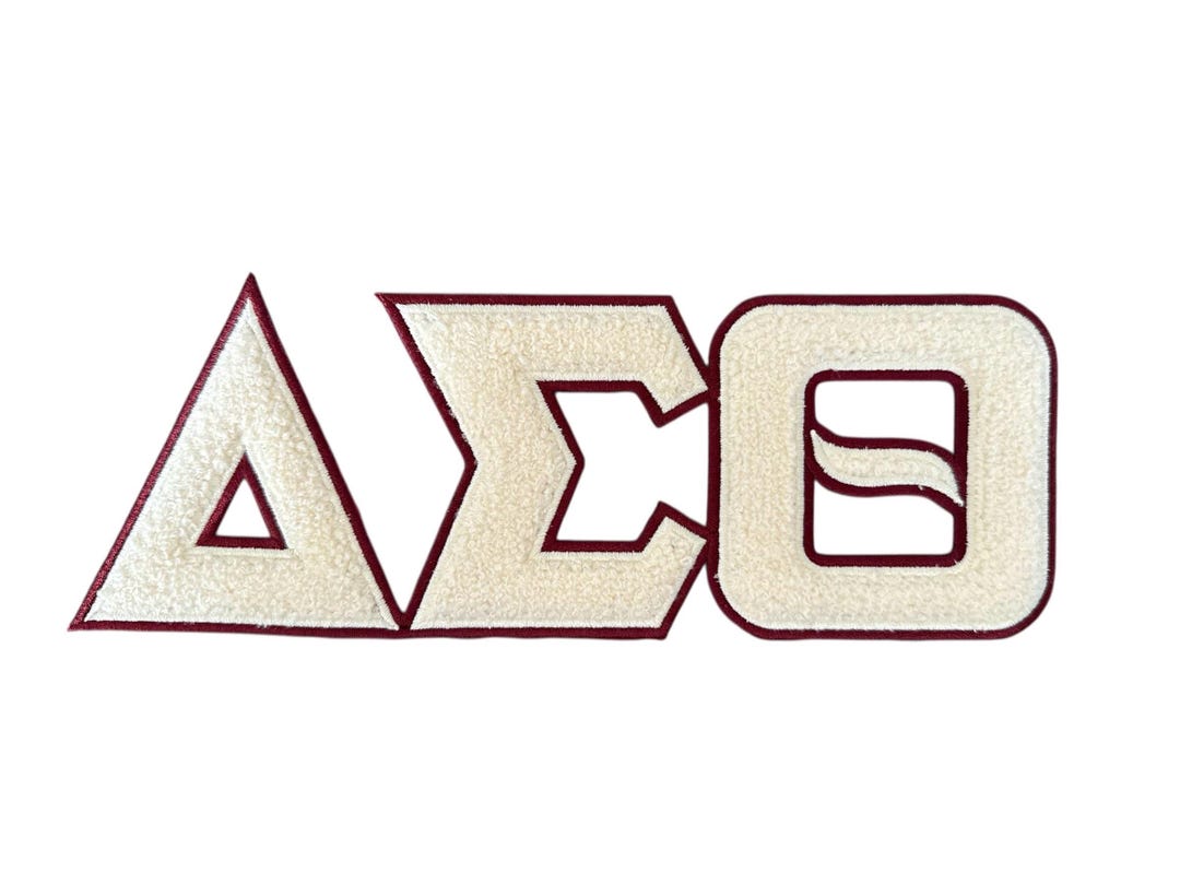 Delta Sigma Theta Chenille Patches - Etsy