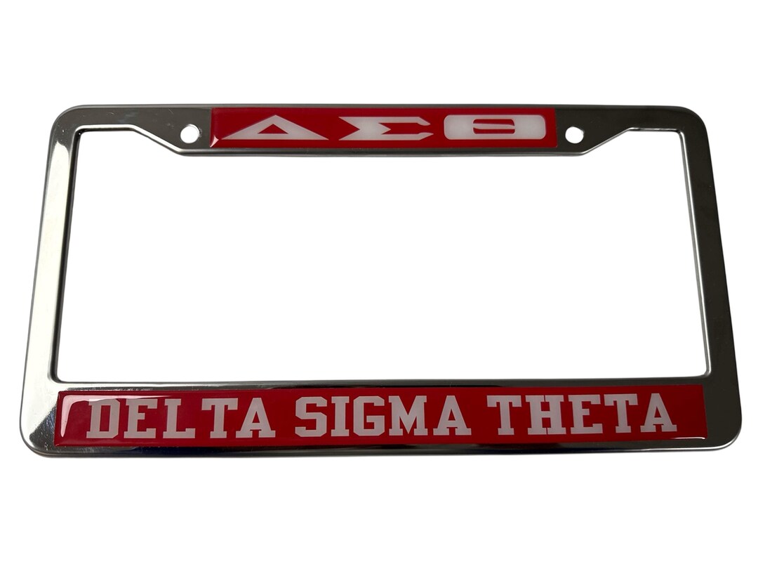 Delta Sigma Theta License Plate Frame - Etsy
