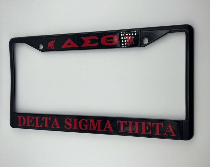 Delta Sigma Theta License Plate Frame - Etsy