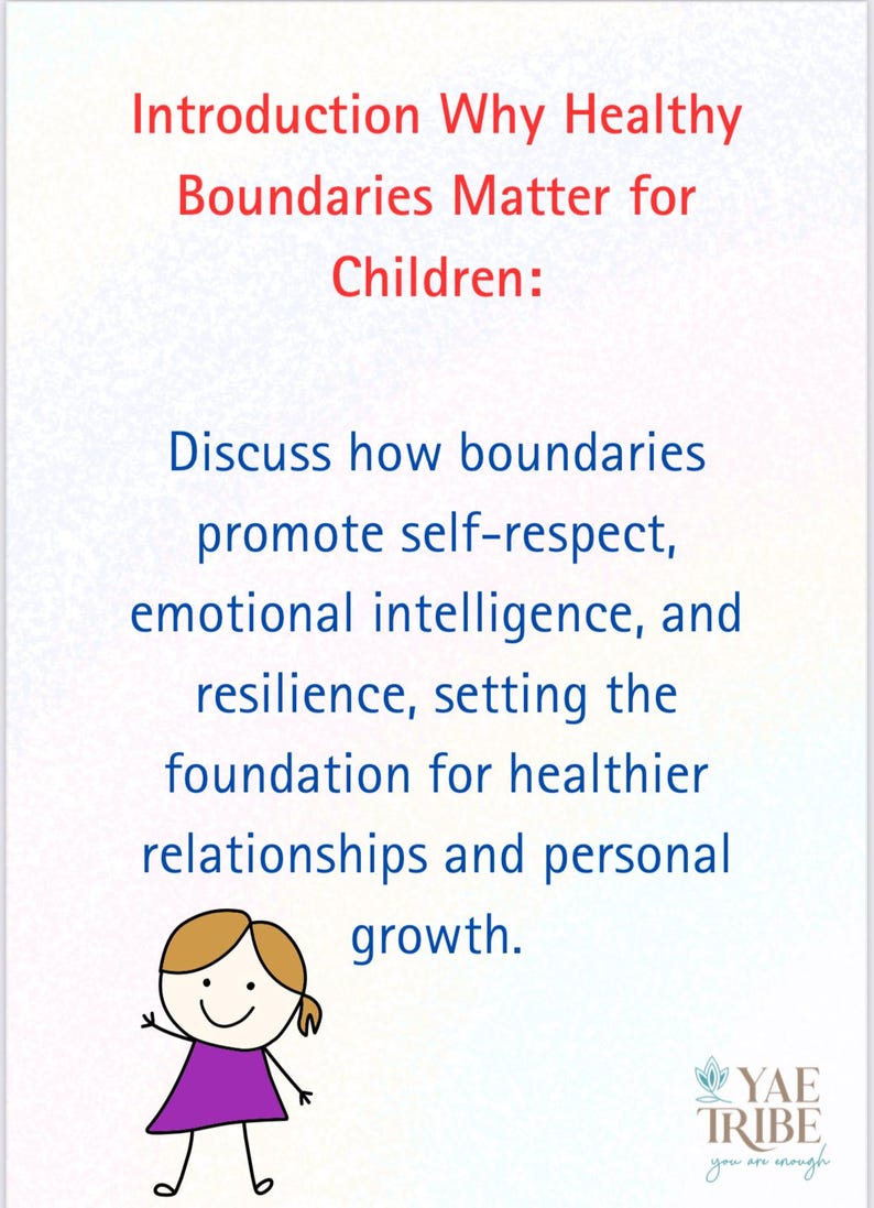 Parents Teaching Boundaries for Kids: A Fun and Easy Guide to Healthy ...