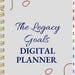 Legacy Digital Planner IV Mya ,digital Planner for Ipad, Printable ...