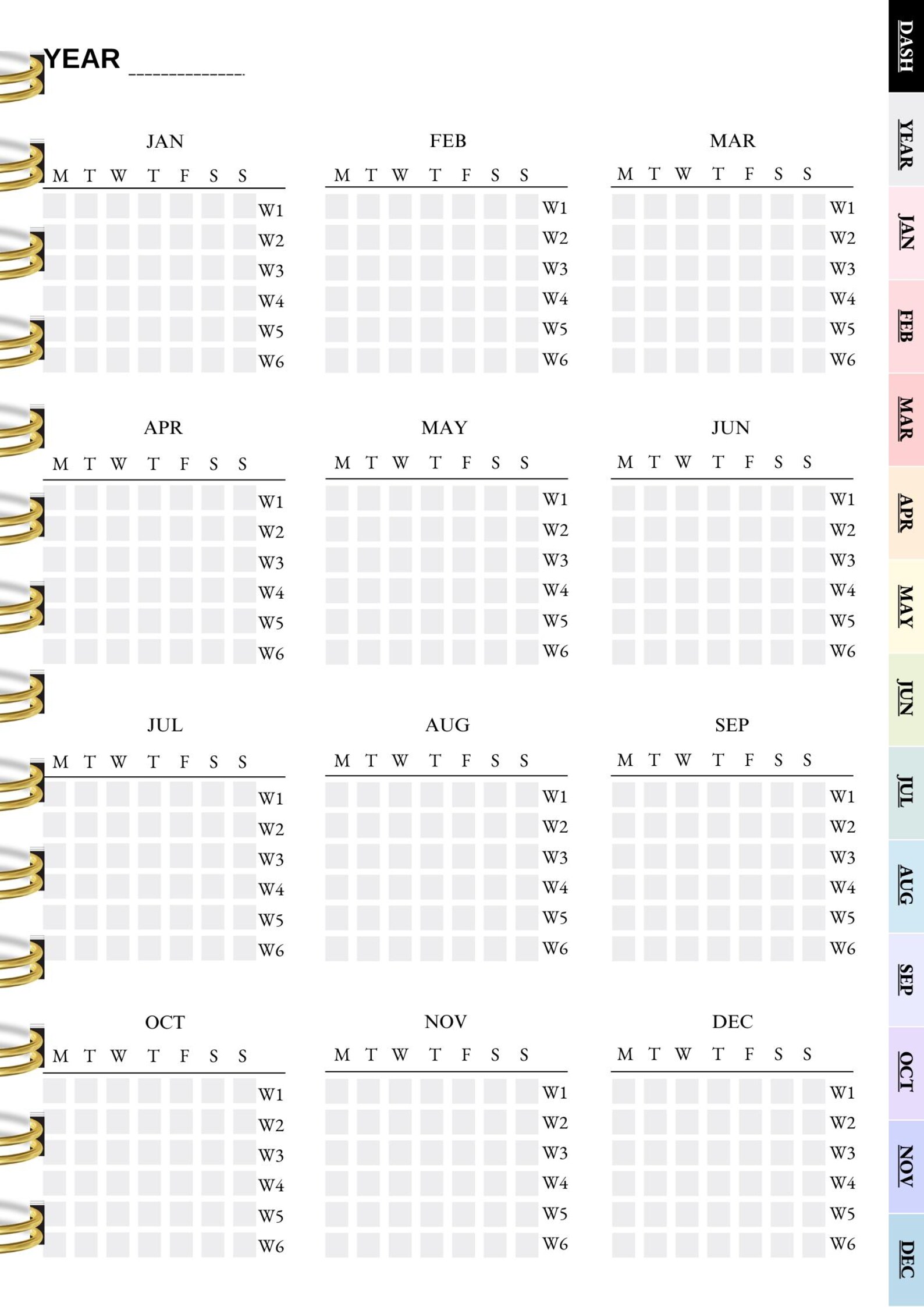 Legacy Digital Planner IV Mya ,digital Planner for Ipad, Printable ...