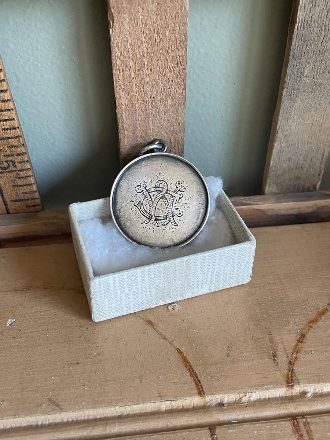 1900 Birmingham Large Hand Engraved Medallion Full Hallmarks - Etsy