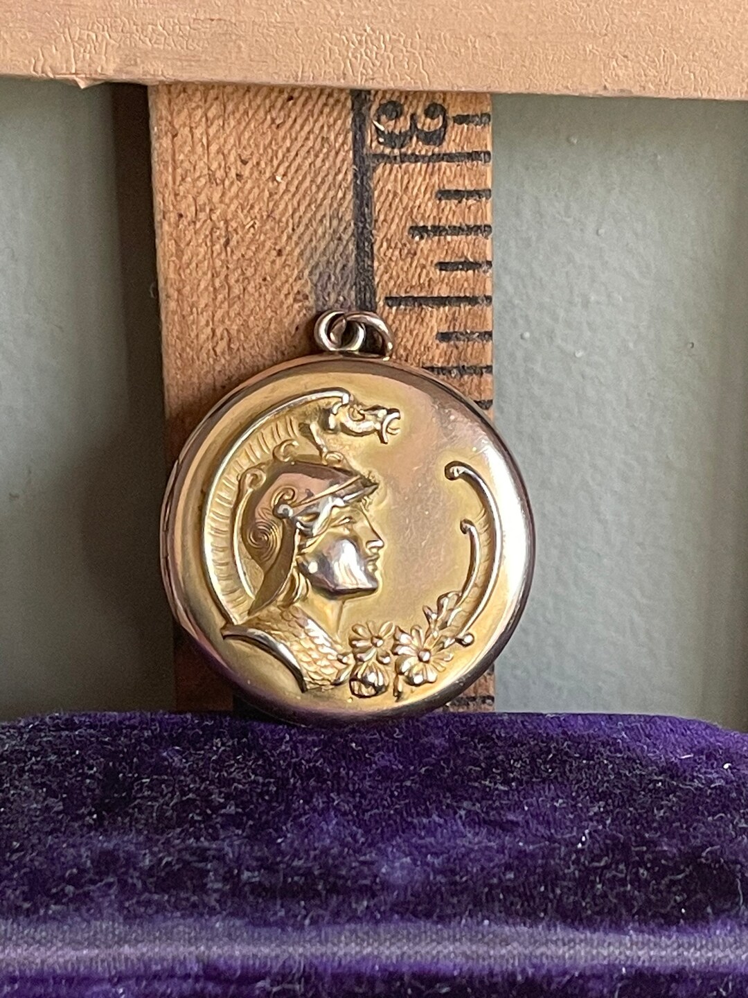 SALE Late Victorian Early Edwardian Round Gold Filled Double Frame ...