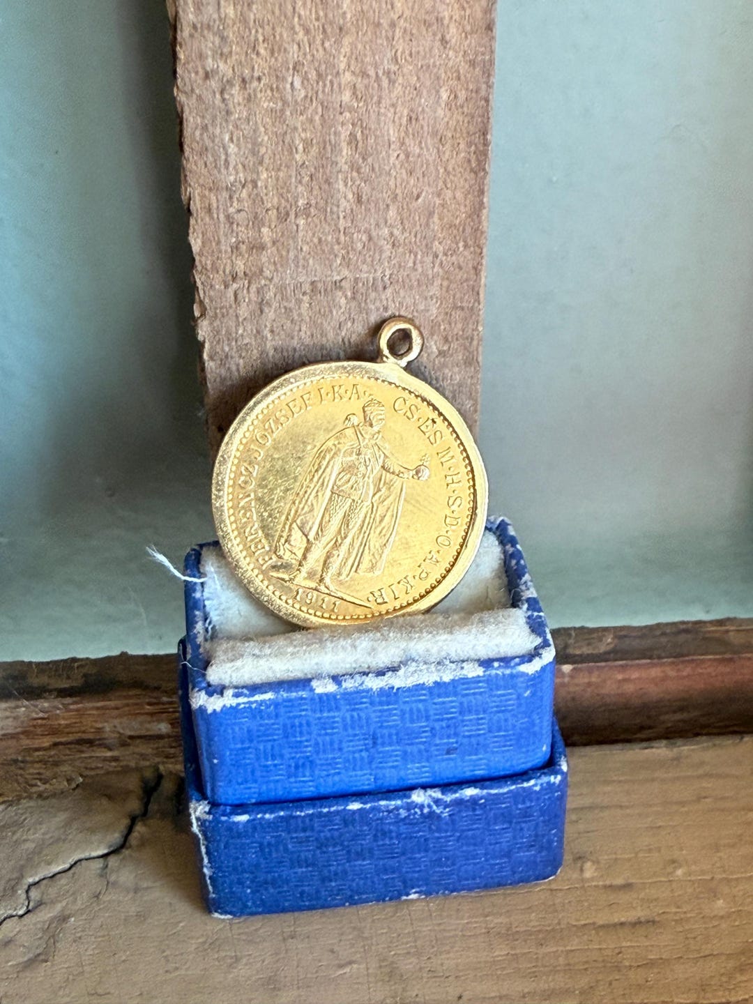 Österreich Ungarn Kaiserreich 10 Korona Gold 1911 Gold Coin Pendant ...
