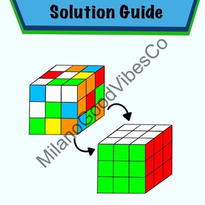 Rubik's Cube Step-by-step Solution Guide - Etsy