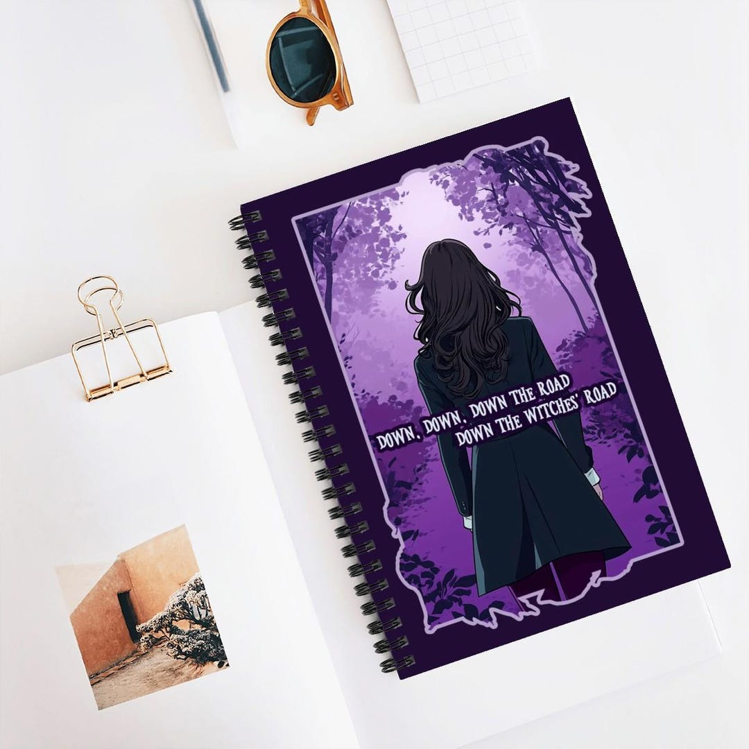 Agatha All Along Down the Witches' Road Spiral Notebook - Etsy