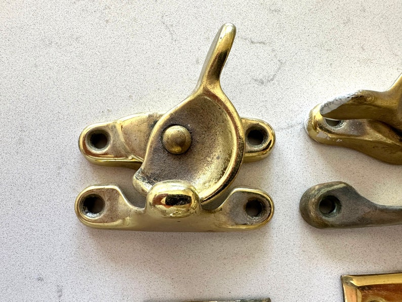 Antique Brass Bevel Sash Window Locks Latches - Etsy