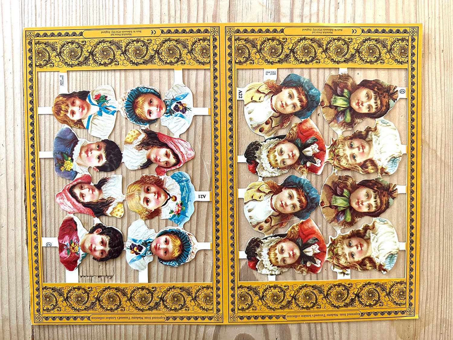 Victorian Images Papercraft Diecut Craft Scrap Reliefs Mamelok - Etsy