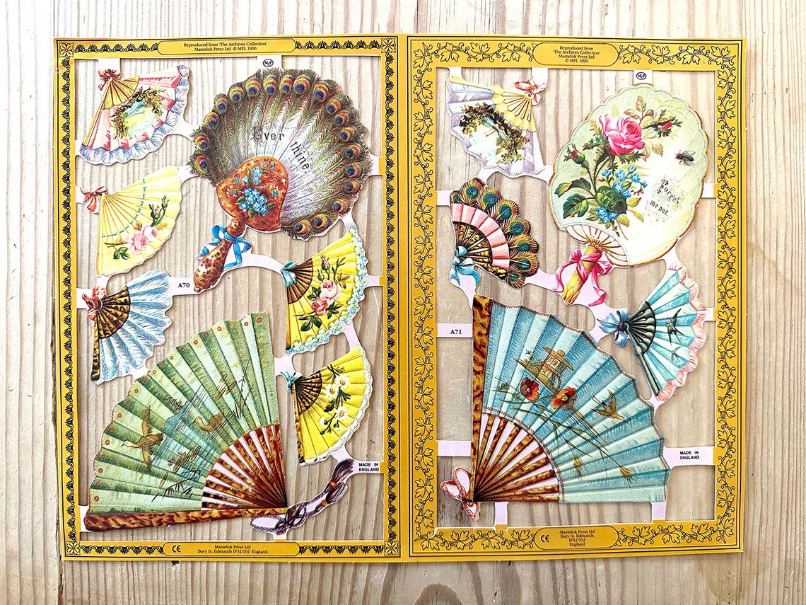 Victorian Images Papercraft Diecut Craft Scrap Reliefs Mamelok - Etsy