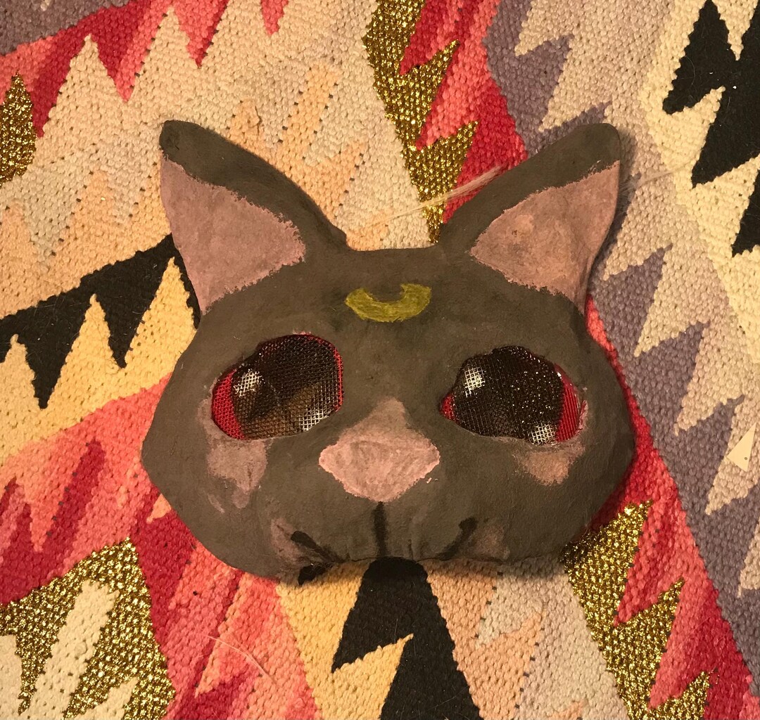 Luna Cosplay Sailor Moon Therian Furry Accessory Cute Cat Mask - Etsy