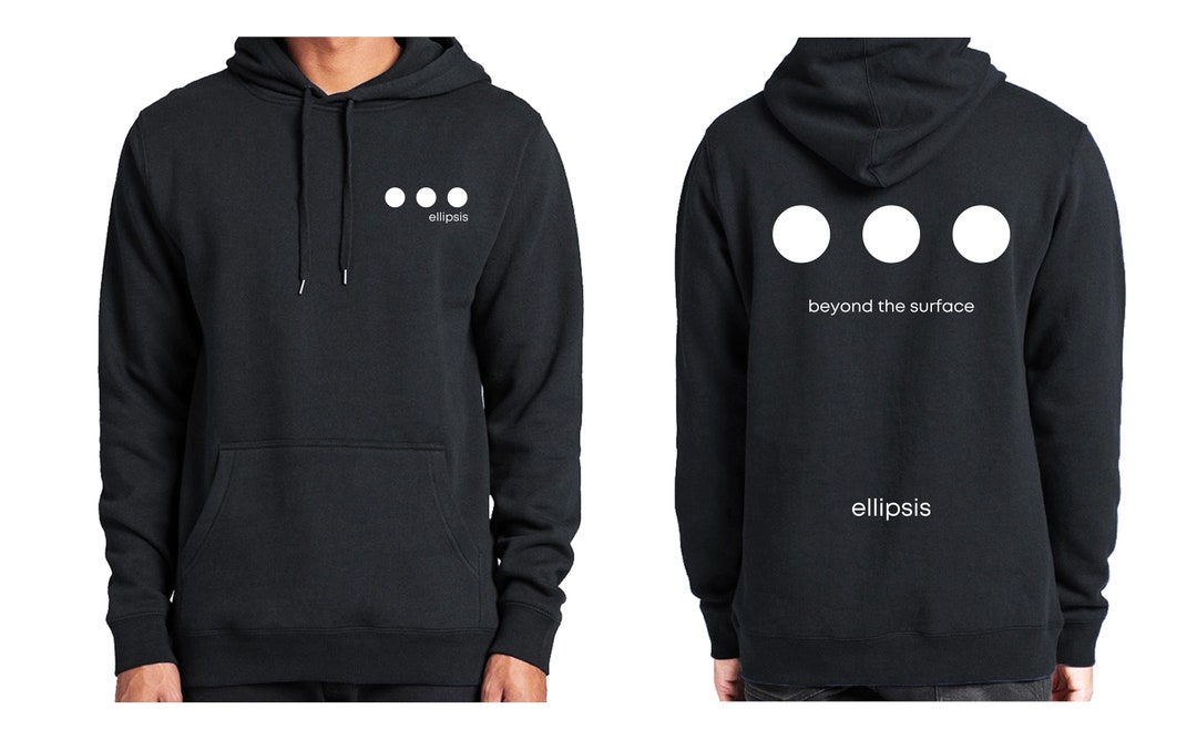 Ellipsis Motivational Hoodie Ellipsis Apparel Hoodie - Etsy