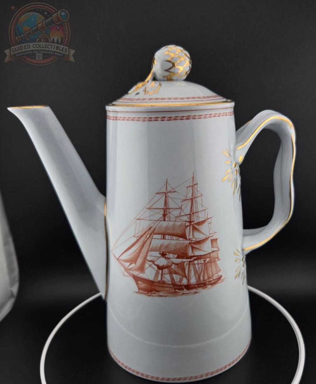 Spode Trade Winds Teapot – Fine Stone China – Nautical Ship Design – 8. ...