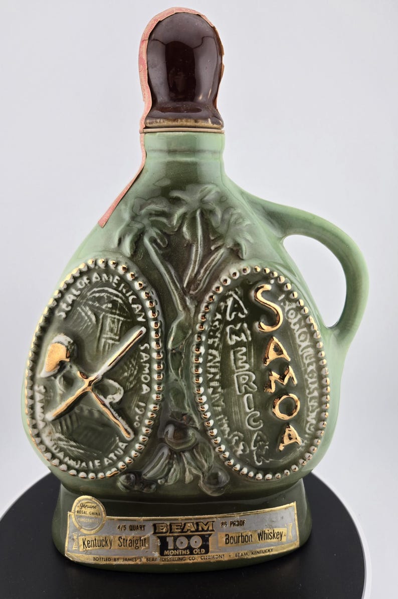 1973 James Beam Regal China American Samoa Decanter – 100 Month Bourbon ...