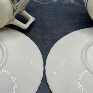 Lenox Rutledge Tea Cup & Saucer Set - Elegant Floral Design - Buy 1 to ...