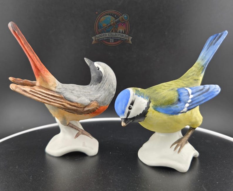 Vintage Goebel Bird Figurines – W. Germany Porcelain Set - Etsy