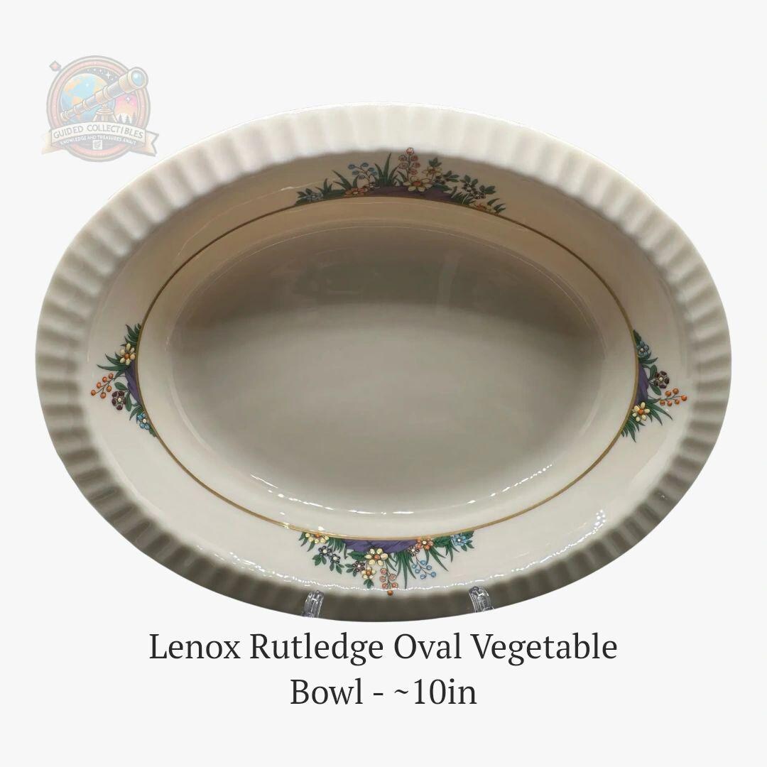 Elegant Lenox Rutledge Oval Vegetable Bowl – Classic Floral Design ...