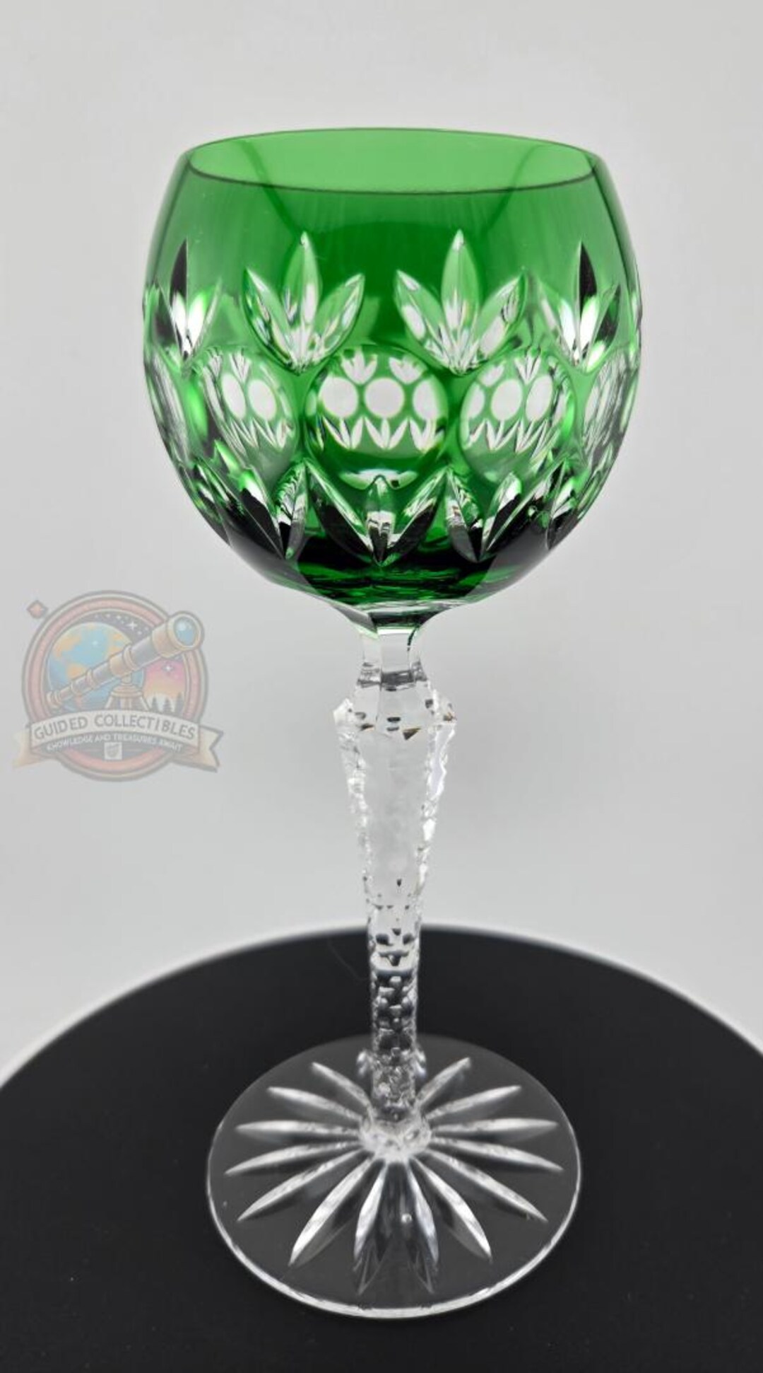 Green Hock Wine Glass – Dynasty by Godinger – Approximately 8 Inches ...