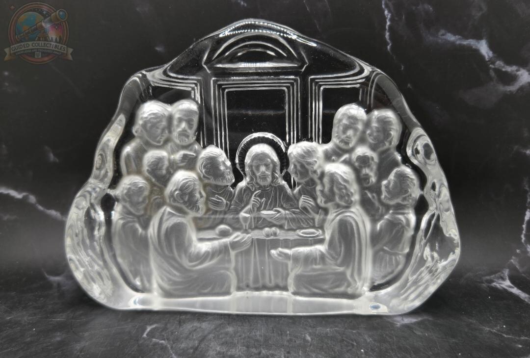 Crystal Last Supper Figurine: Religious Home Decor (2lb 9oz) - Etsy