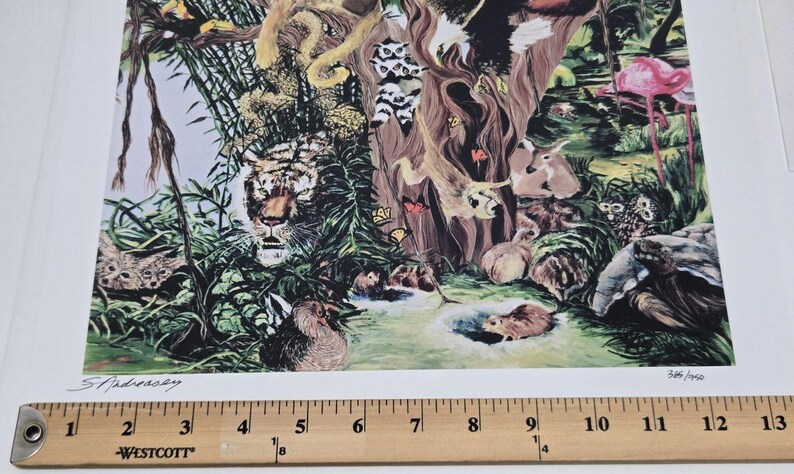 Susan Andreason 'zoo Friends' Signed Seriolithograph - W/coa ...