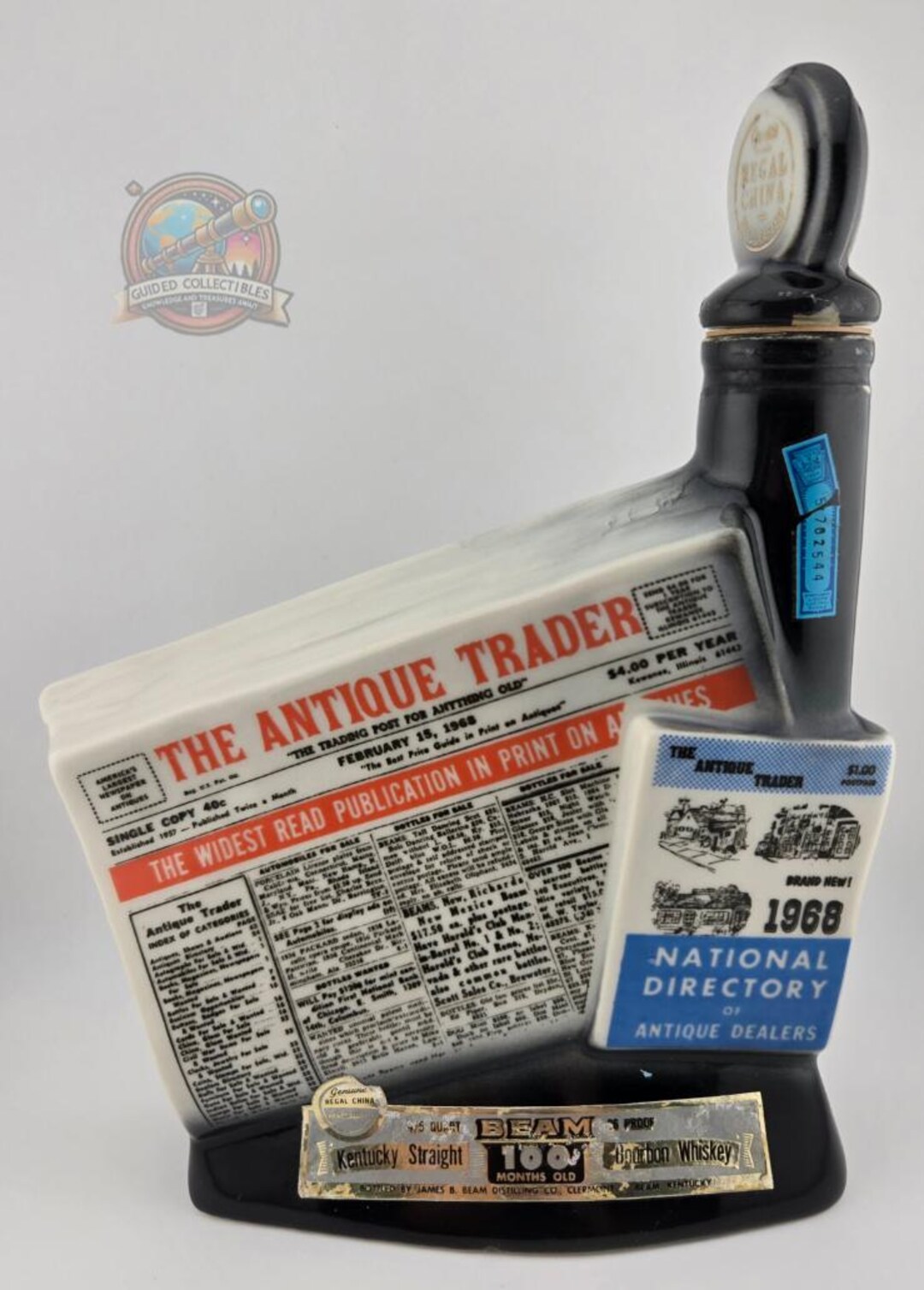 Vintage 1968 Jim Beam "the Antique Trader" Bourbon Decanter – Regal ...