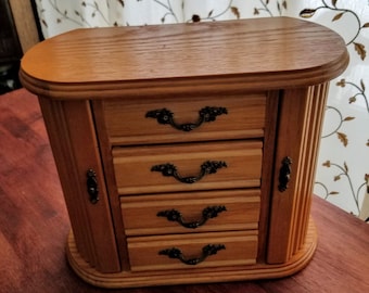 Wooden jewelry box | Etsy