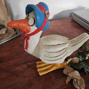 Vintage 1973 Ornamental Plaster Duck Yard Garden Decoration - Etsy