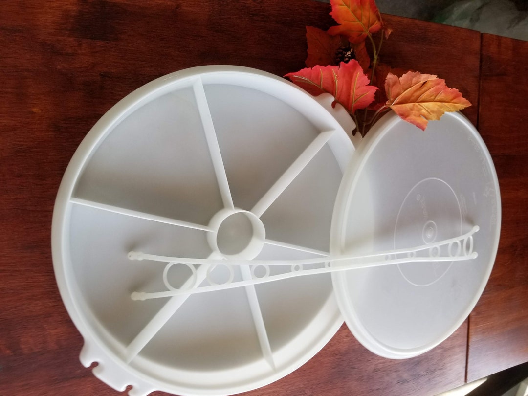 Vintage Tupperware Vegetable/fruit Relish Tray Tupperware Serving Tray ...