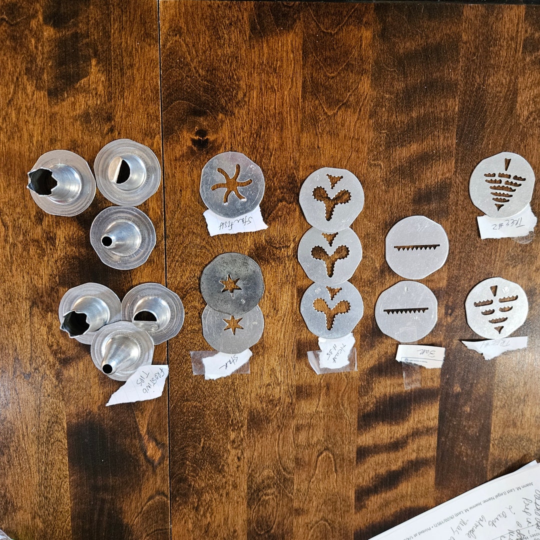 Vintage Mirro Cookie Press Disks Circa 1950s Sold Separately Retro ...